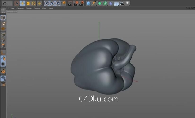 C4D物体案例使用FUI技术未来主义界面制作3D资源下载-C4D库